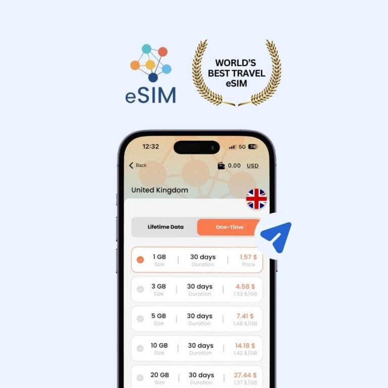 10 Best UK eSIMs for Tourists: Unlimited Data & Phone Number