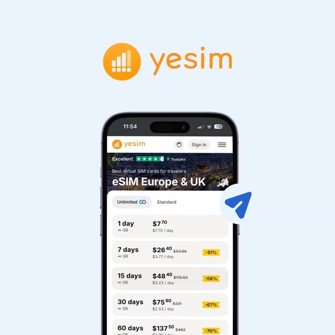 10 Best Europe eSIMs for Tourists: Unlimited Data & Phone Number