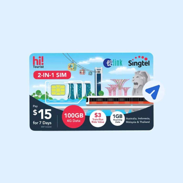 3 Best Singapore SIM Cards for Tourists: With Calls & Airport Pick-up