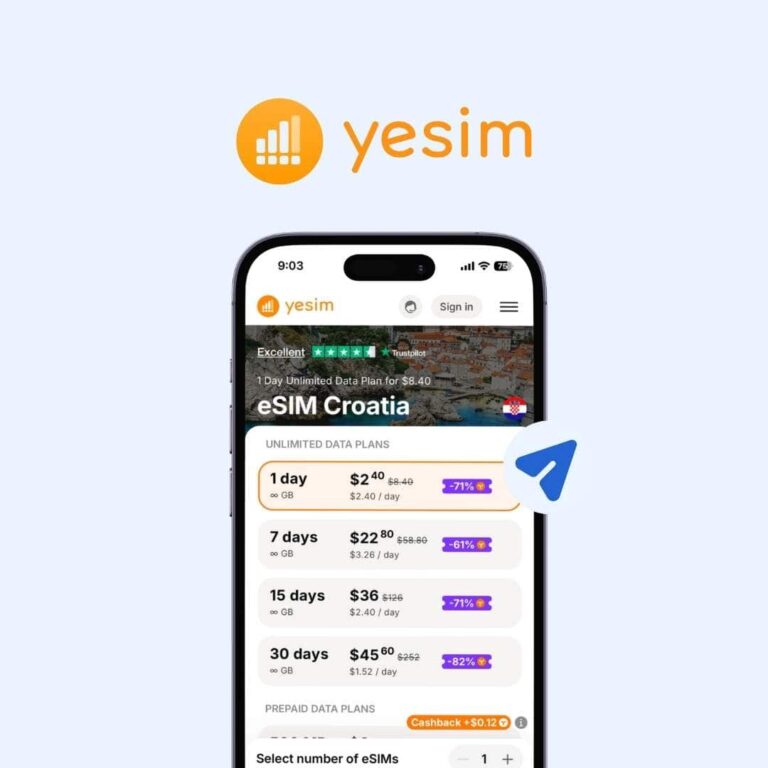 10 Best Croatia eSIMs for Tourists: Unlimited Data & Phone Number